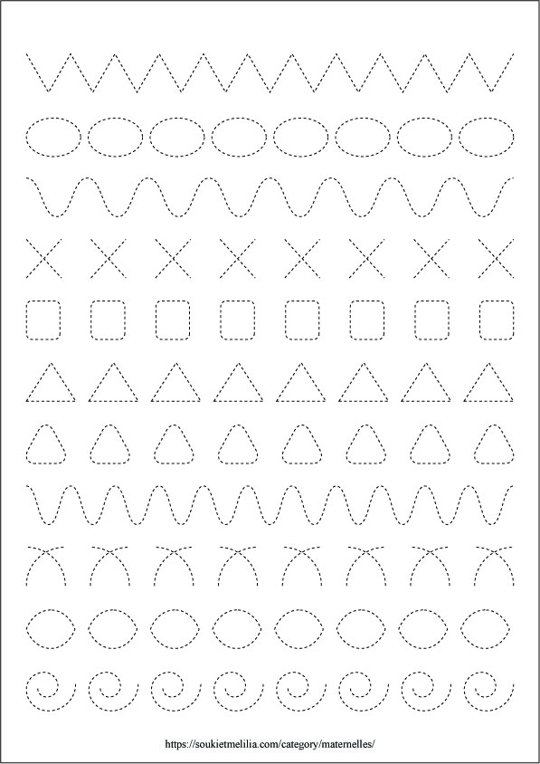 Dictionnaire graphismes maternelle à imprimer – souki et mélilia
