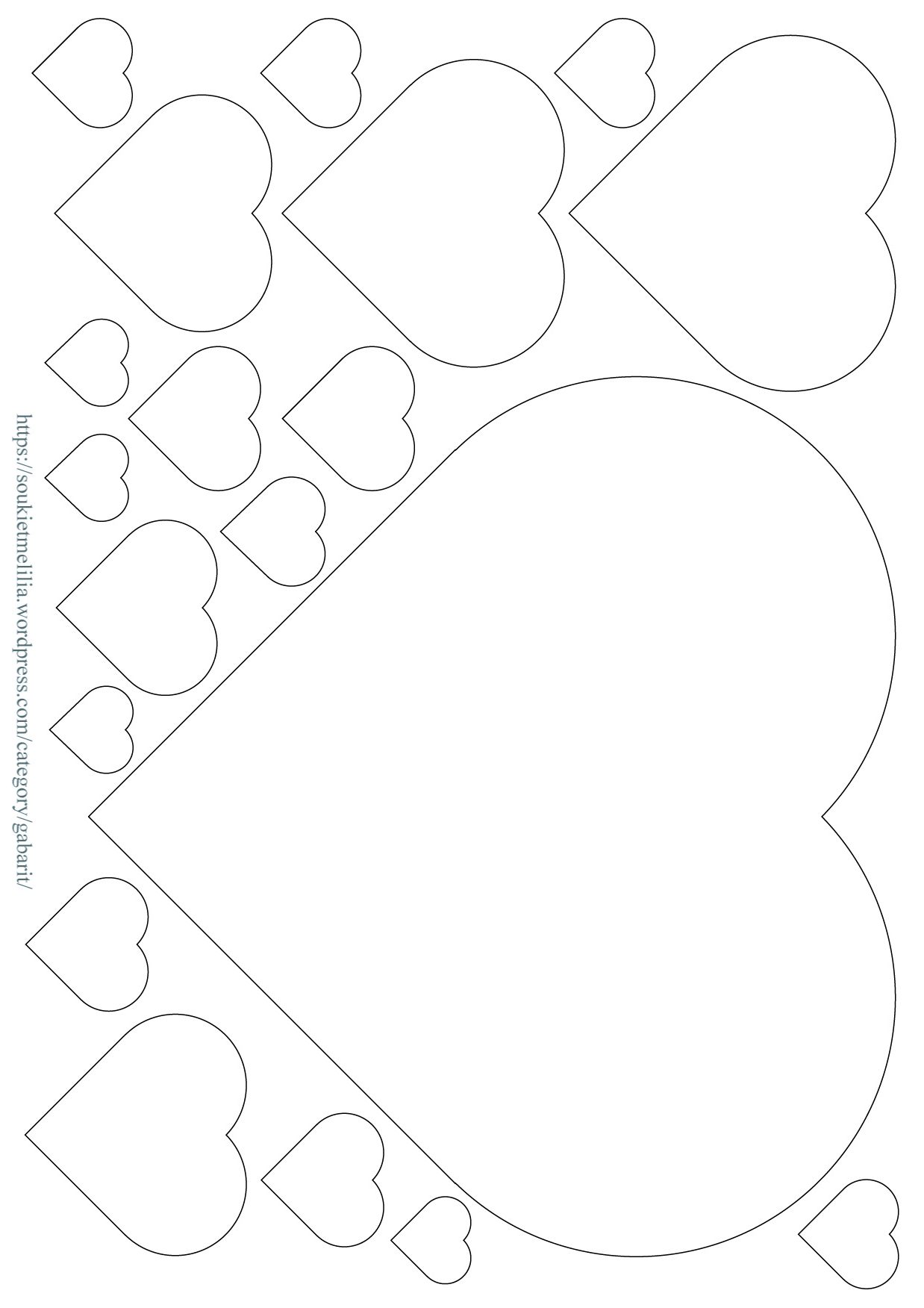 Gabarits cœurs à imprimer – souki et mélilia